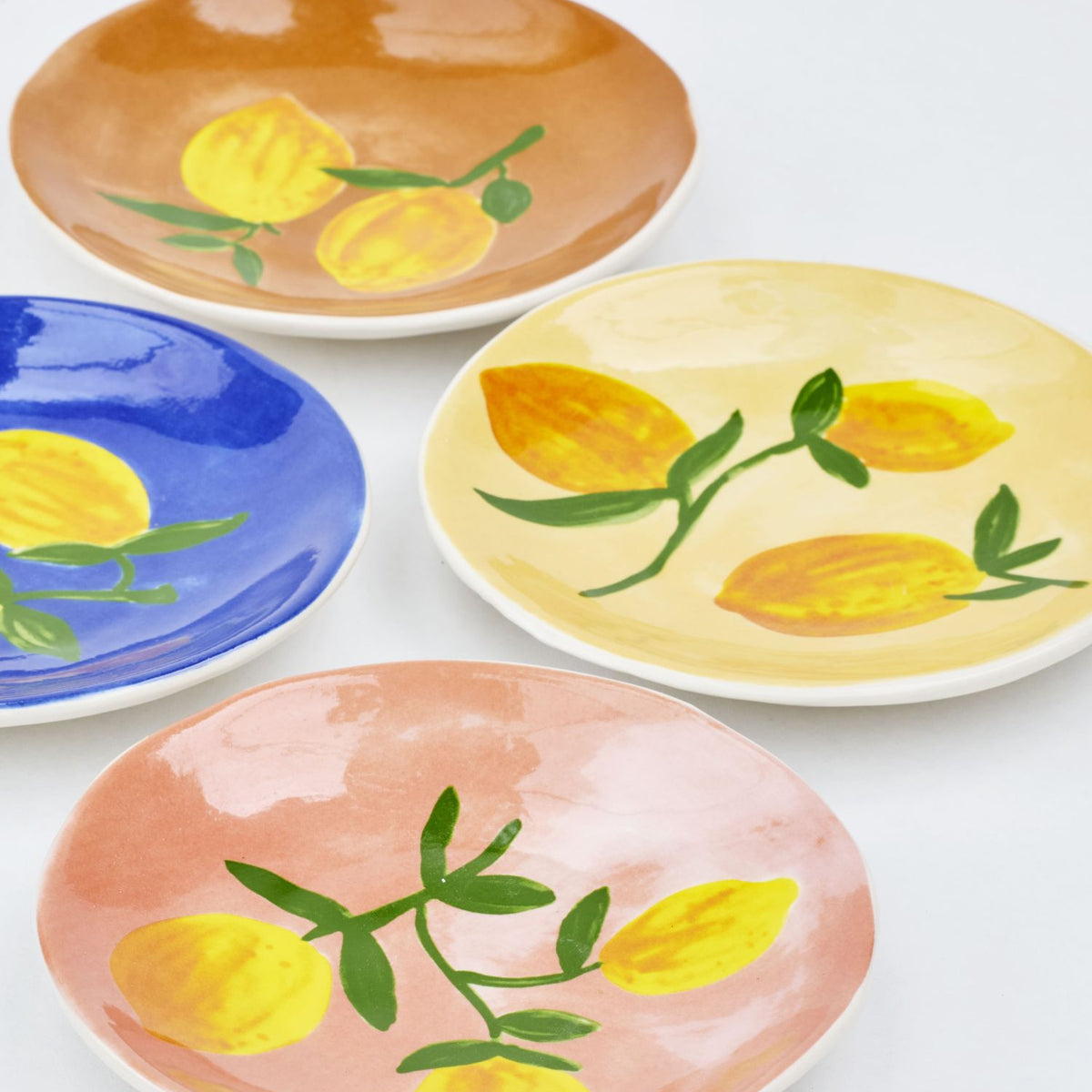 Lemon Plates - Set of 4 – Petersham Nurseries