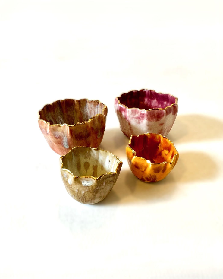 Handcrafted Ceramic Pinch Pots - Mixed Colours – Petersham Nurseries