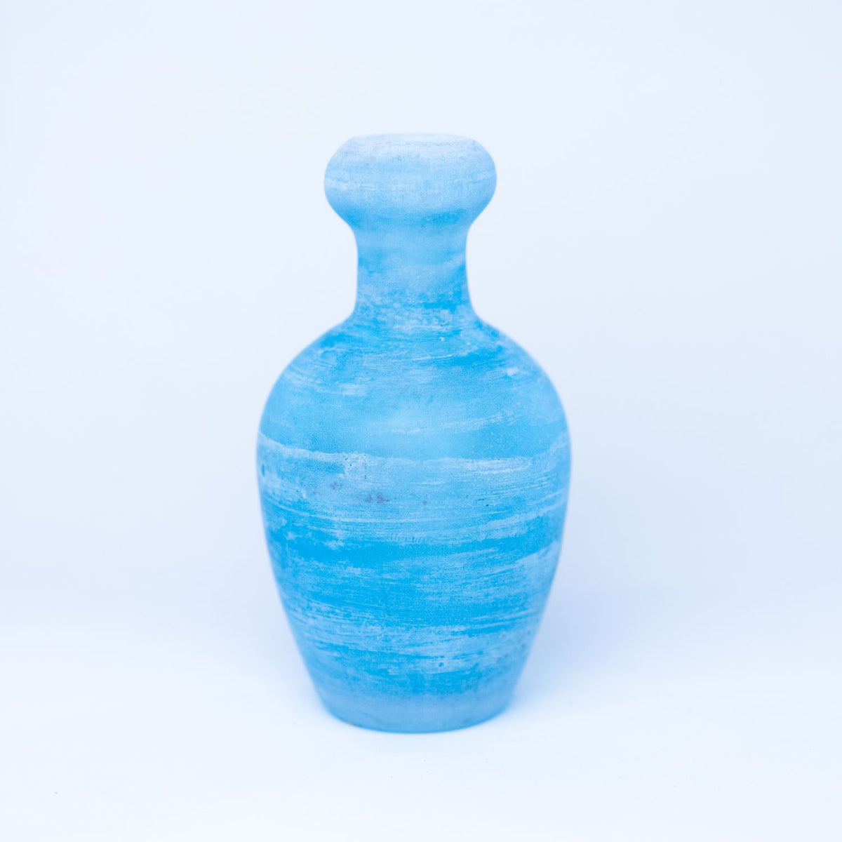 Small Scavo Murano Glass Vase Aqua Blue – Petersham Nurseries