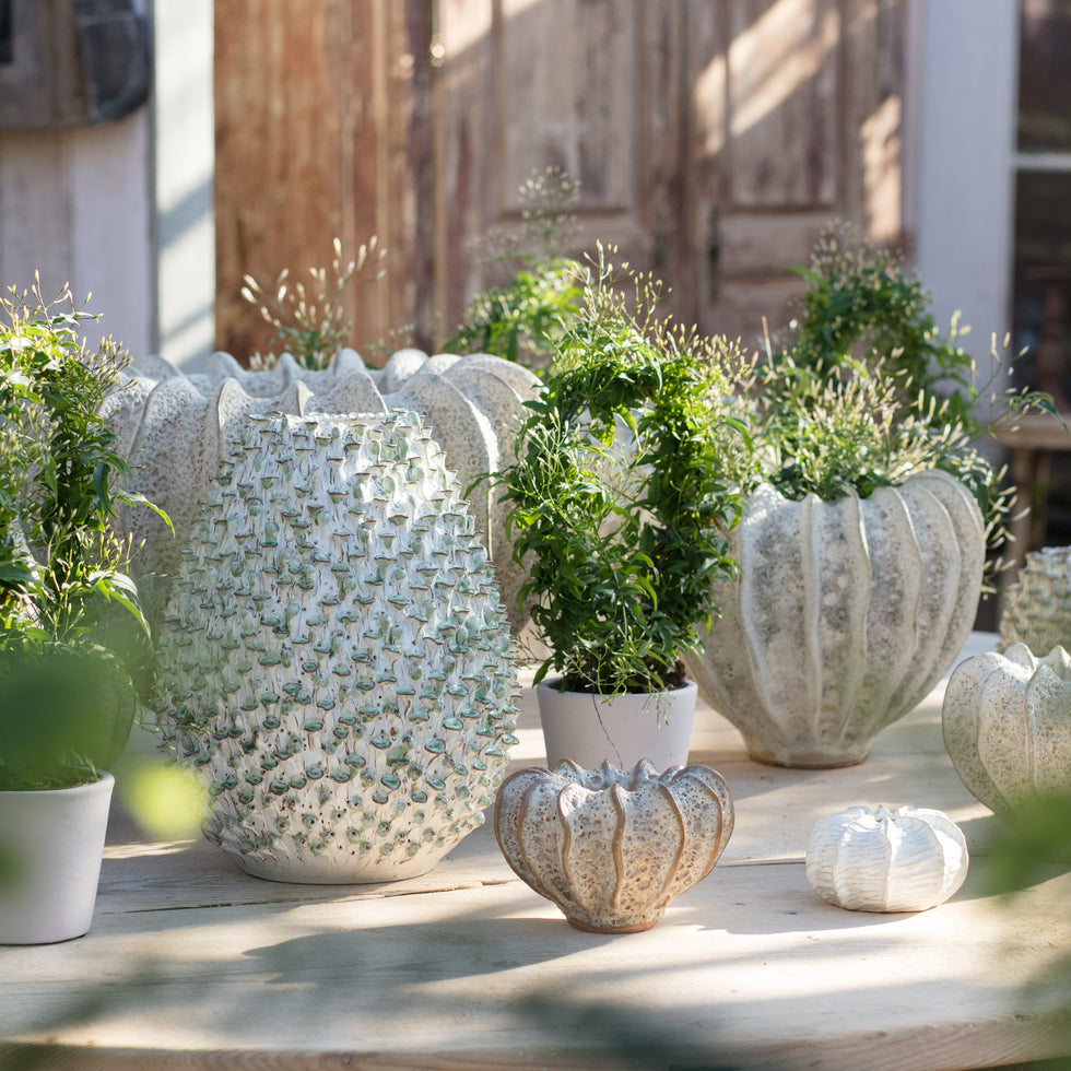 Recycled Glass Vase in Yellow – Petersham Nurseries