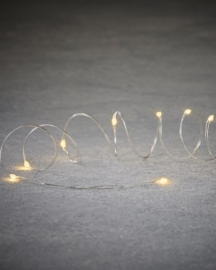 Silver Wire Light String - 15 Meter – Petersham Nurseries
